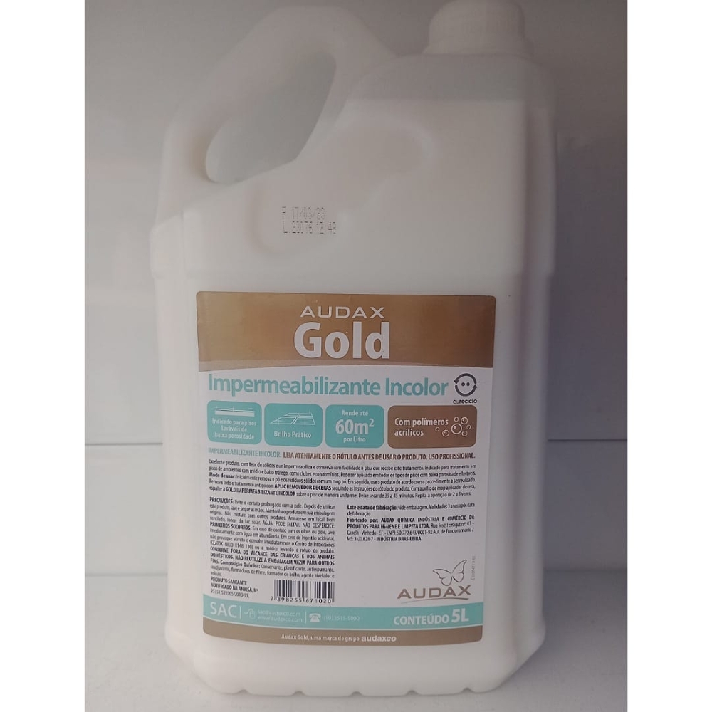 Impermeabilizante Incolor Gold Audax 5 litros
