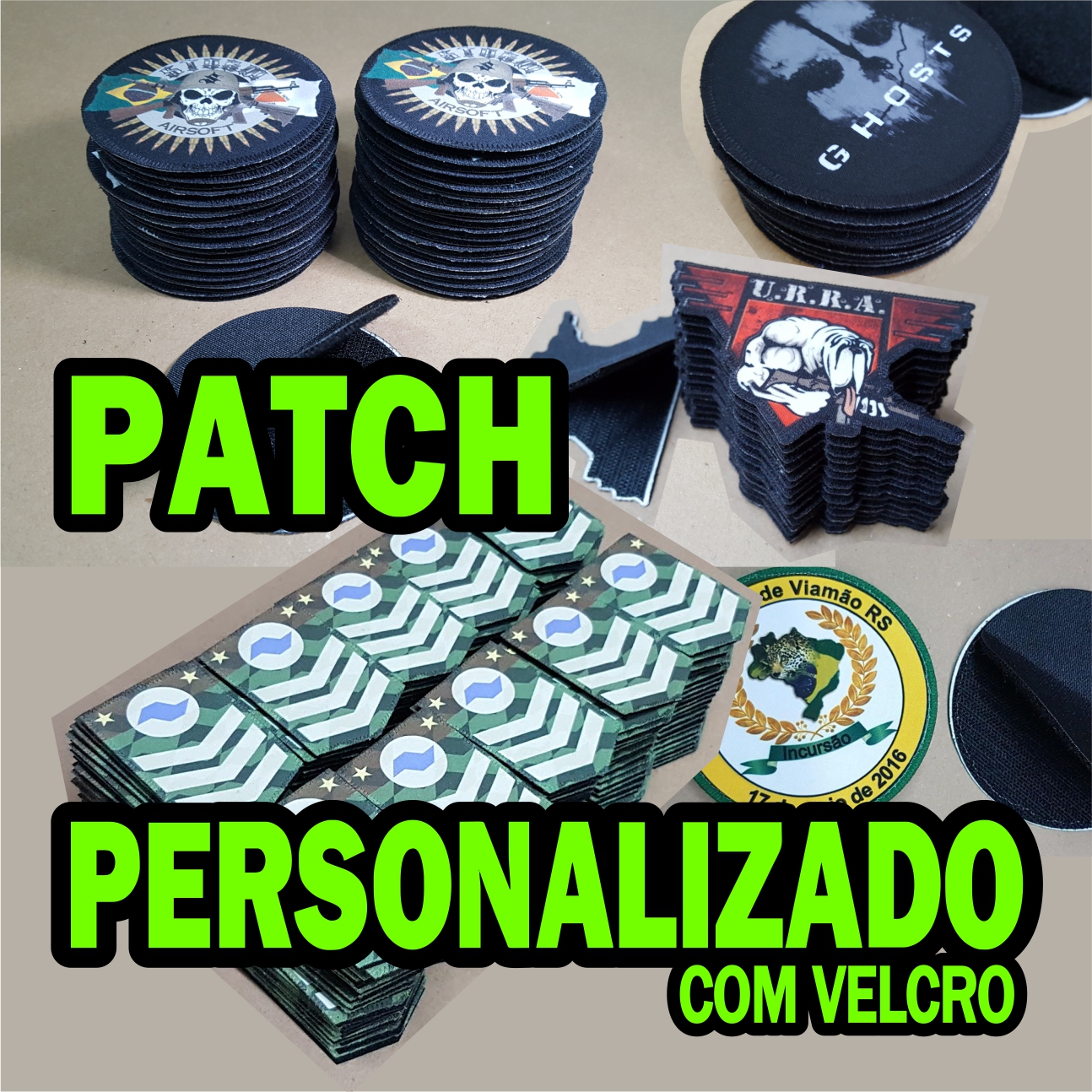 SPIRO GIRO - Botons Resinados - Patches Termocolante e Velcro