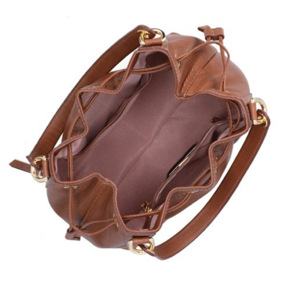 BOLSA BUCKET GRANDE RAVENA ÂMBAR LUZ DA LUA