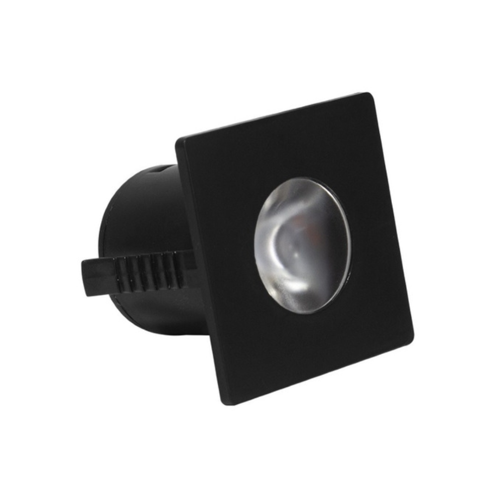 LUMINÁRIA LED MINI EMBUTIDO QUADRADO 1W