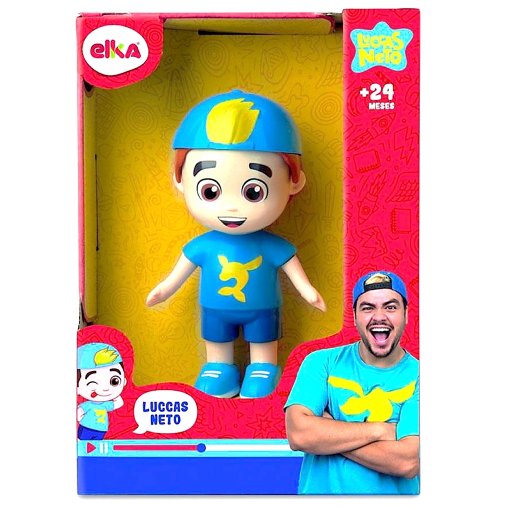Boneco Luccas Neto Elka 15 Cm - 1125