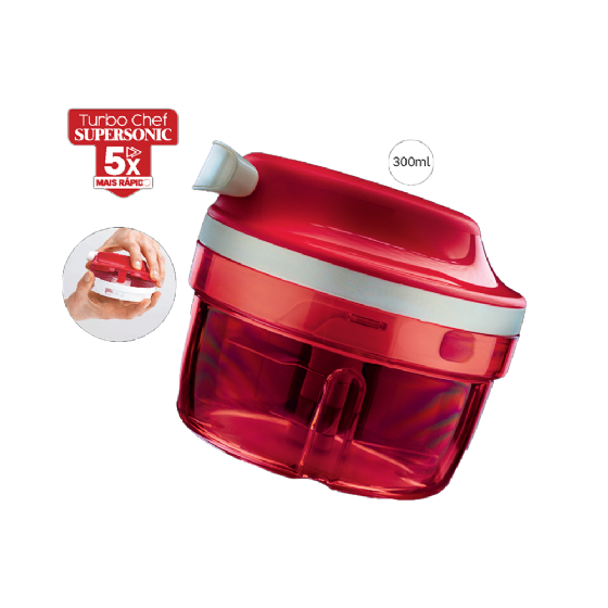 Turbo Chef Supersonic Vermelho Tupperware® 300 ml