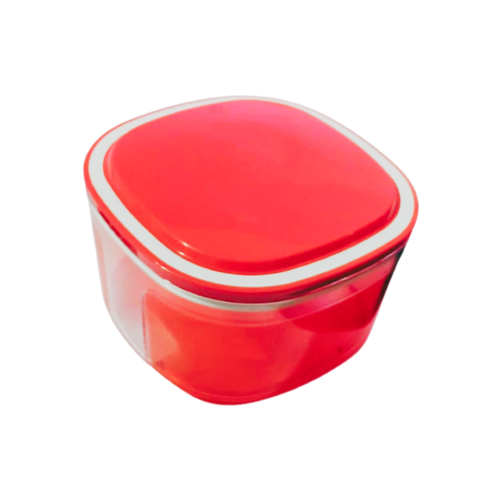 Pote Visual Vermelho Suave Tupperware 700 ml