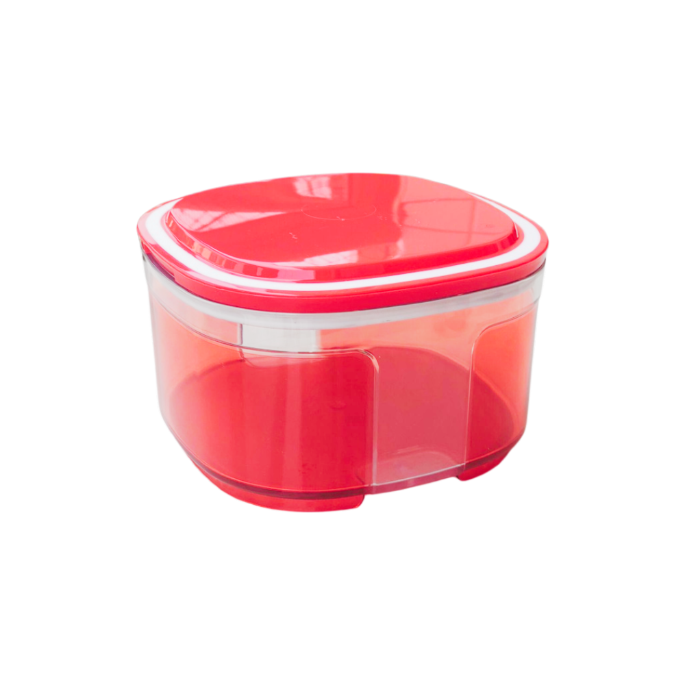 Pote Visual Vermelho Suave Tupperware 700 ml