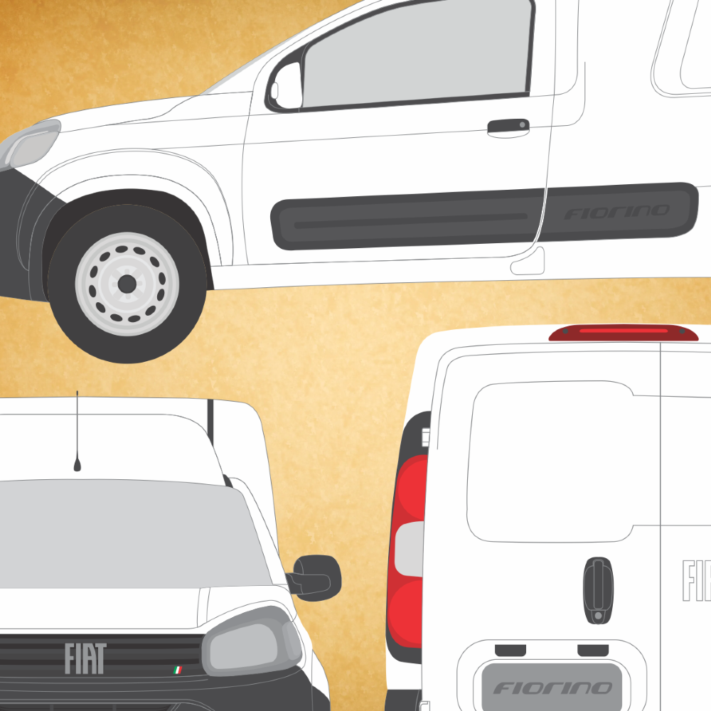 Fiat Fiorino 2023 em Vetor - Corel e Illustrator