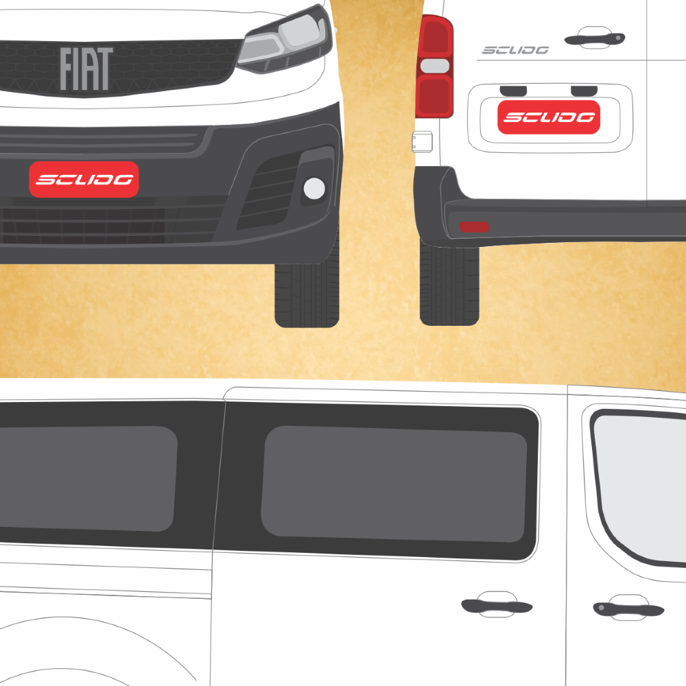 Fiat Scudo Multi 1.5 2023 em Vetor - Corel e Illustrator