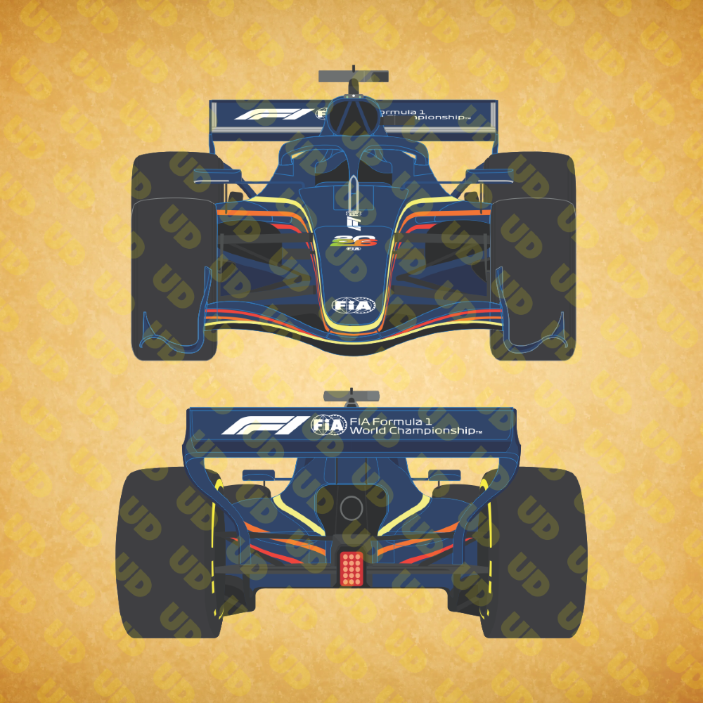 F1 2026 Concept em Vetor - Corel e Illustrator